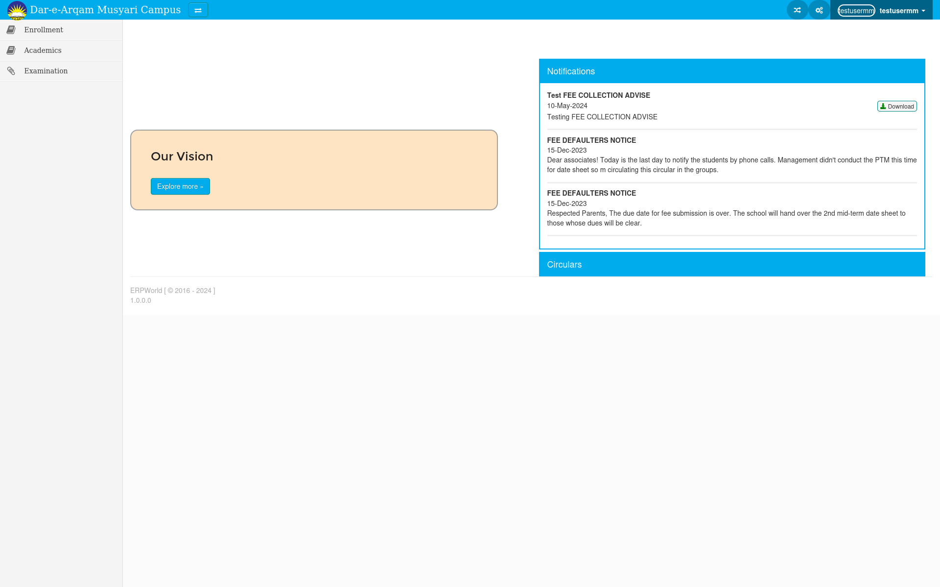 ERP World - Comprehensive School Management Software